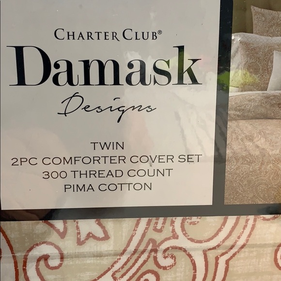 Charter Club | Bedding | Charter Club 2pc Twin Duvet Cover Set 30 Tc ...